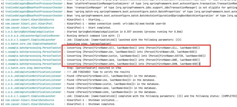 Spring Batch 5でtaskletジョブの実装 | ゴーゴーリラックスライフブログ